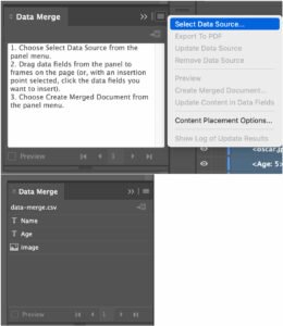 How to Use InDesign Data Merge for Text and Image Automation - Be the Bean