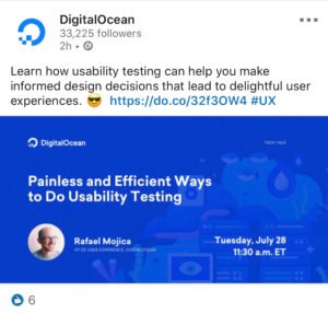 LinkedIn Webinar Post Examples For Promotion - Be the Bean