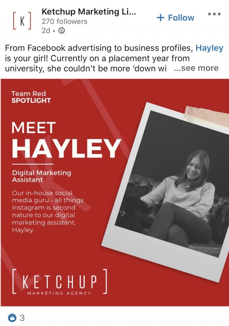 Creative Employee Spotlight Post Examples on LinkedIn - Be the Bean