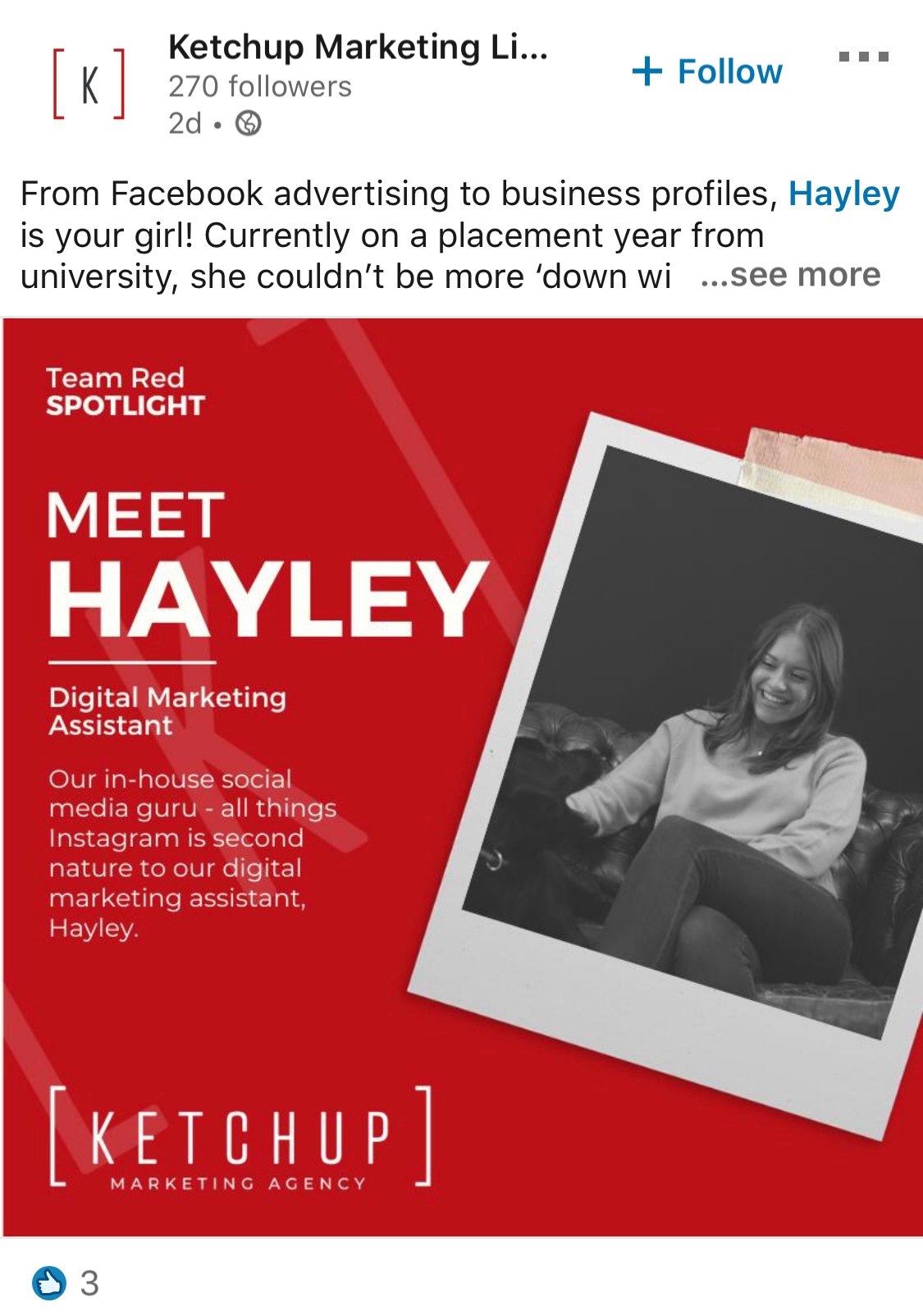 Creative Employee Spotlight Post Examples on LinkedIn - Be the Bean