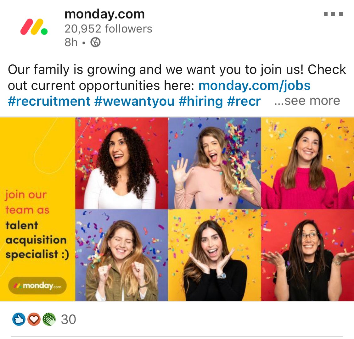 Creative Employee Spotlight Post Examples on LinkedIn - Be the Bean