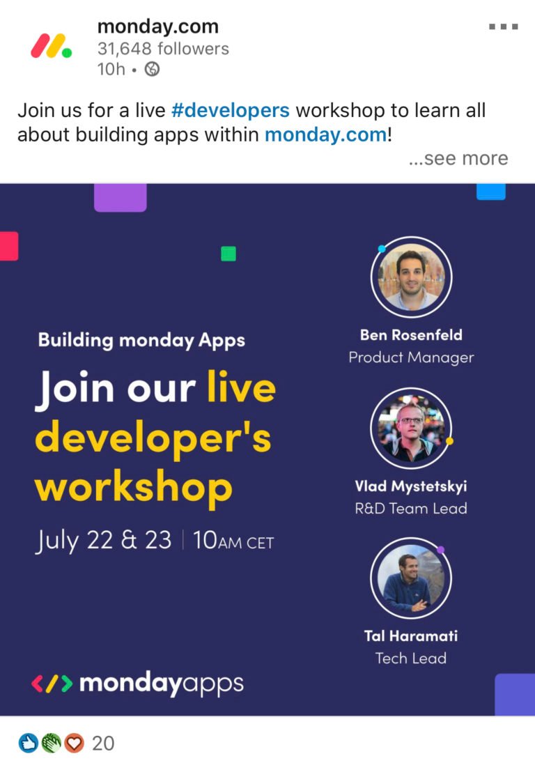 Creative Employee Spotlight Post Examples on LinkedIn - Be the Bean