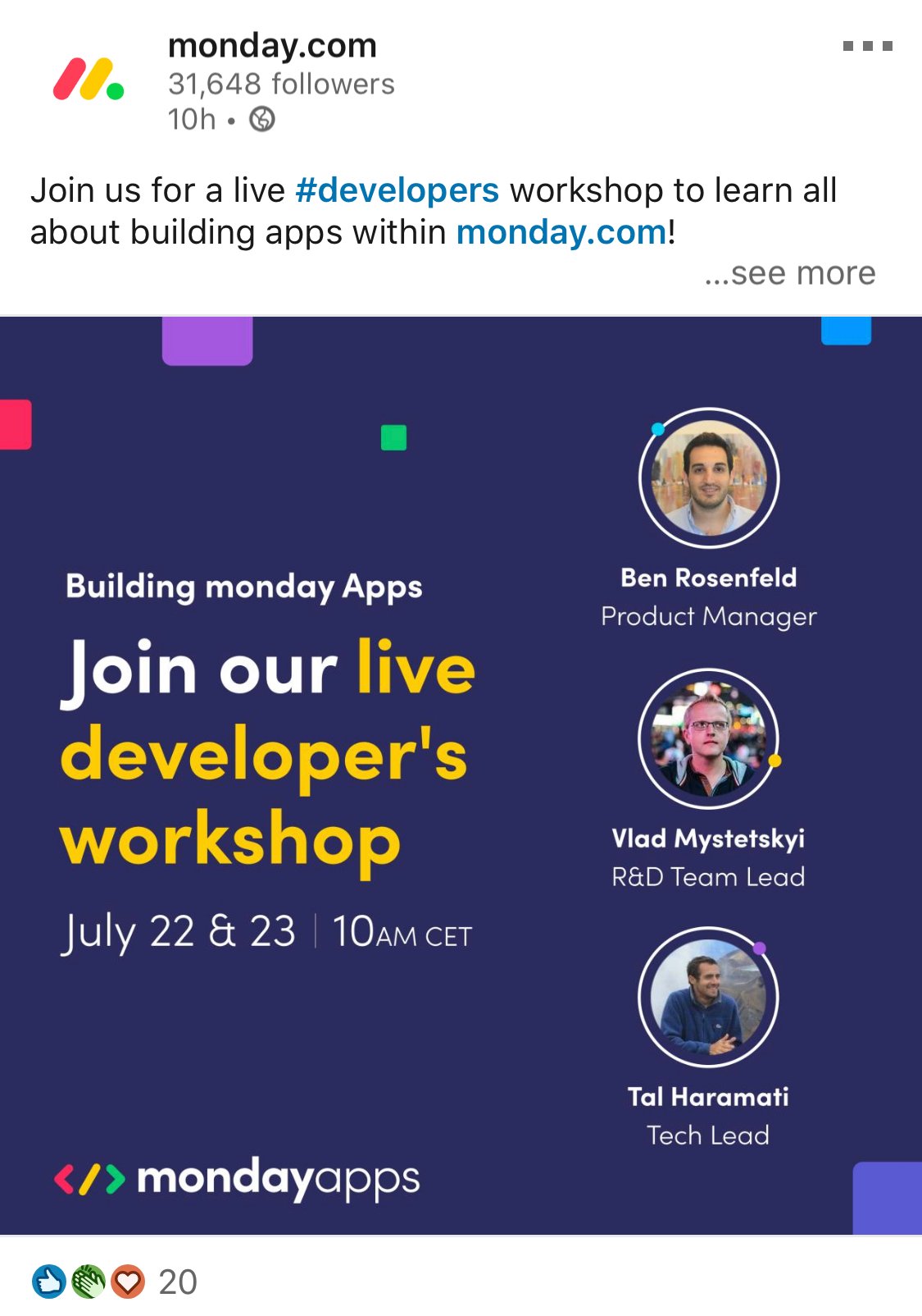 Creative Employee Spotlight Post Examples on LinkedIn - Be the Bean