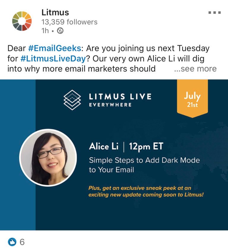 LinkedIn Webinar Post Examples For Promotion - Be the Bean LinkedIn Webinar Post Examples For Promotion - Be the Bean