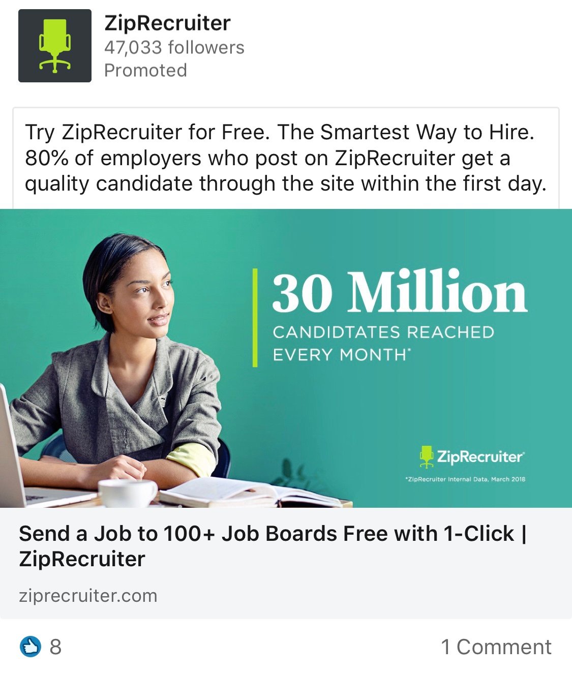 Best LinkedIn Ad Examples for Inspiration in 2019 - Be the Bean